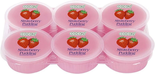 COCON PUDDING Strawberry 80 GR x 6 pieces – Asian Alley Shopping