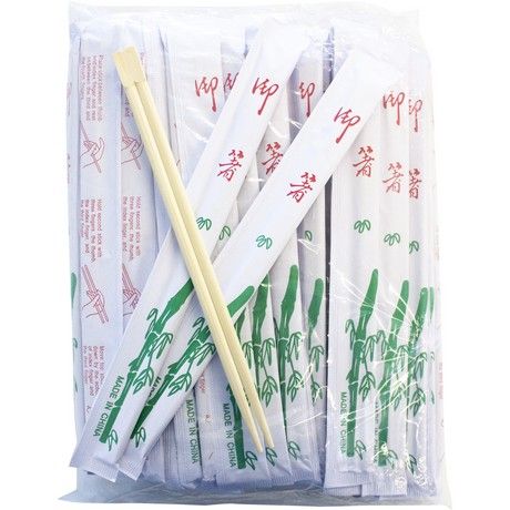 Chopsticks Bamboo White Wrap 23 cm 100 PCS – Asian Alley Shopping